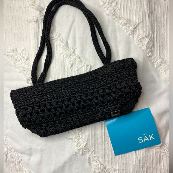 The Sak | Bags | The Sak Mini Black Knitted Purse | Poshmark